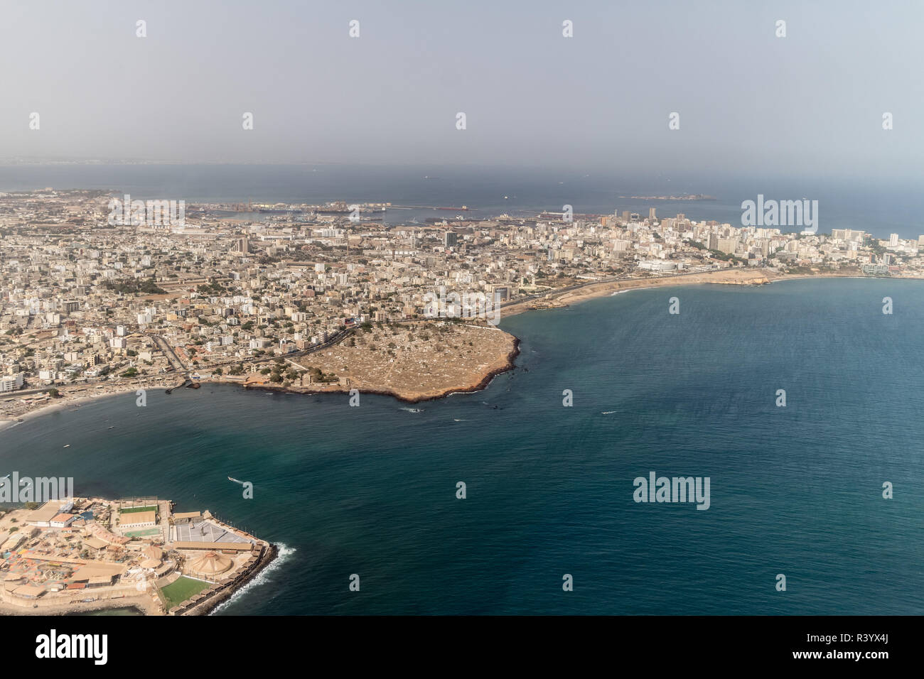 Dakar city street view hi-res stock photography and images - Alamy