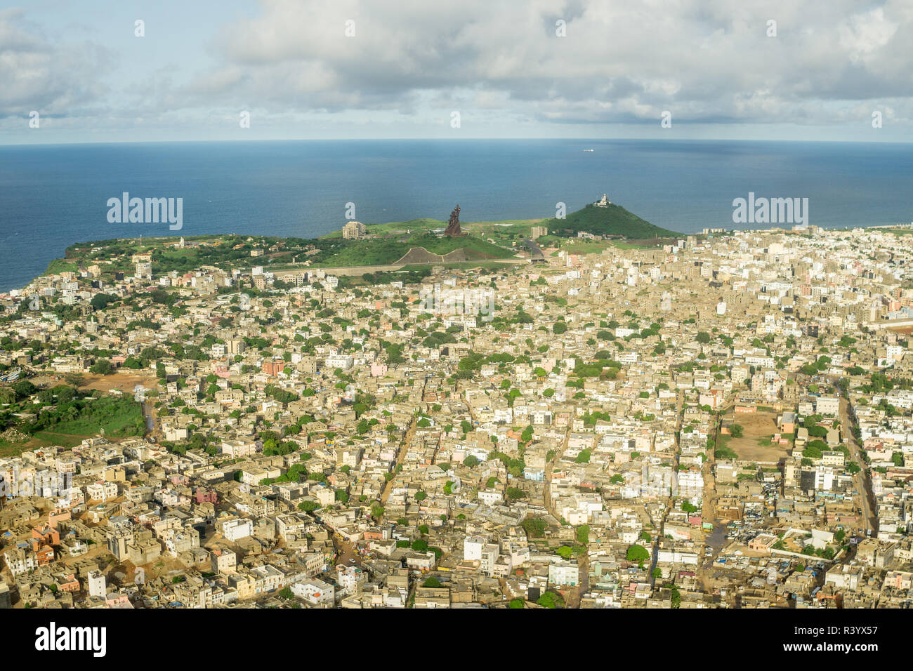 Aerial view of Dakar Stock Photo - Alamy