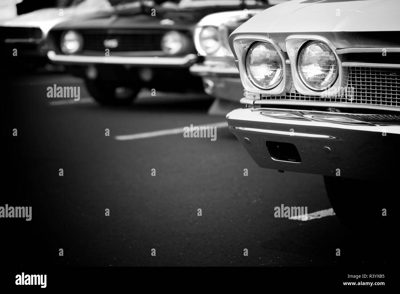 Row vehicles Black and White Stock Photos & Images - Alamy