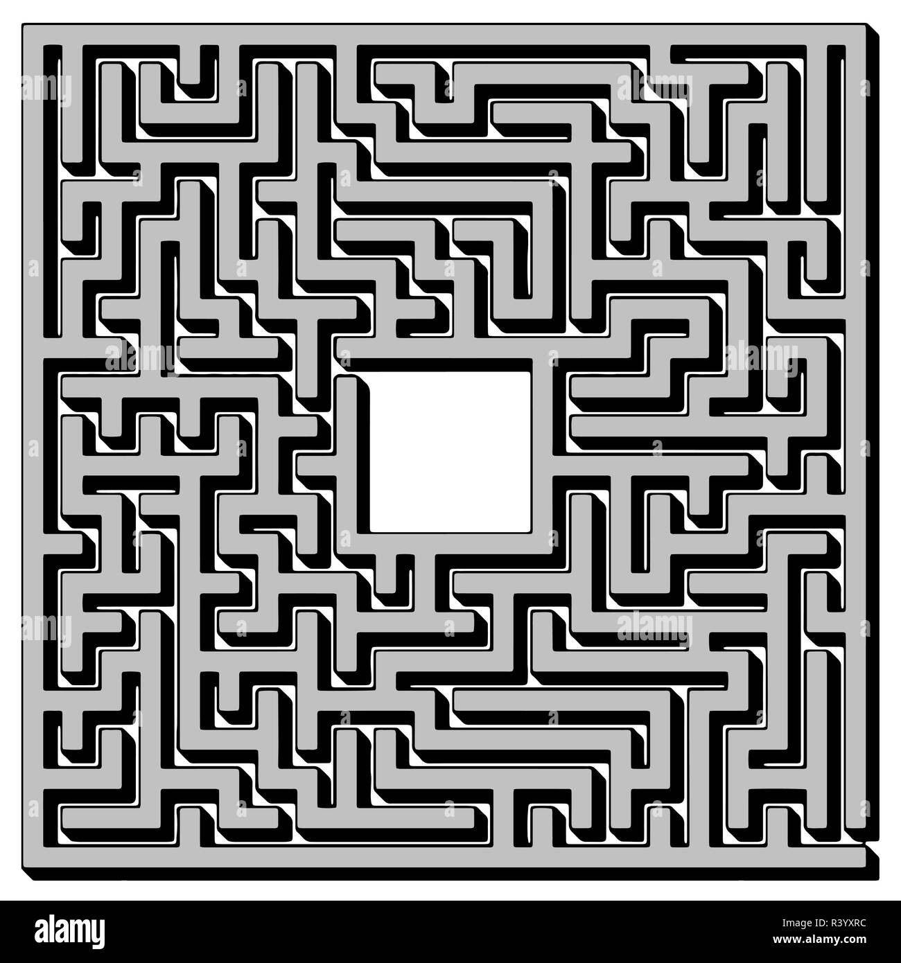 Labyrinth texture Cut Out Stock Images & Pictures - Alamy