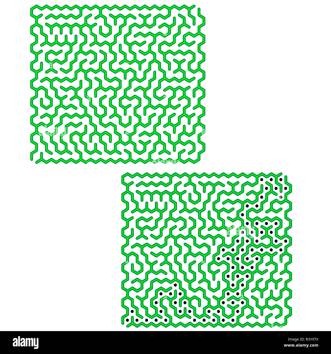 Labyrinth. Kids Maze Stock Photo - Alamy