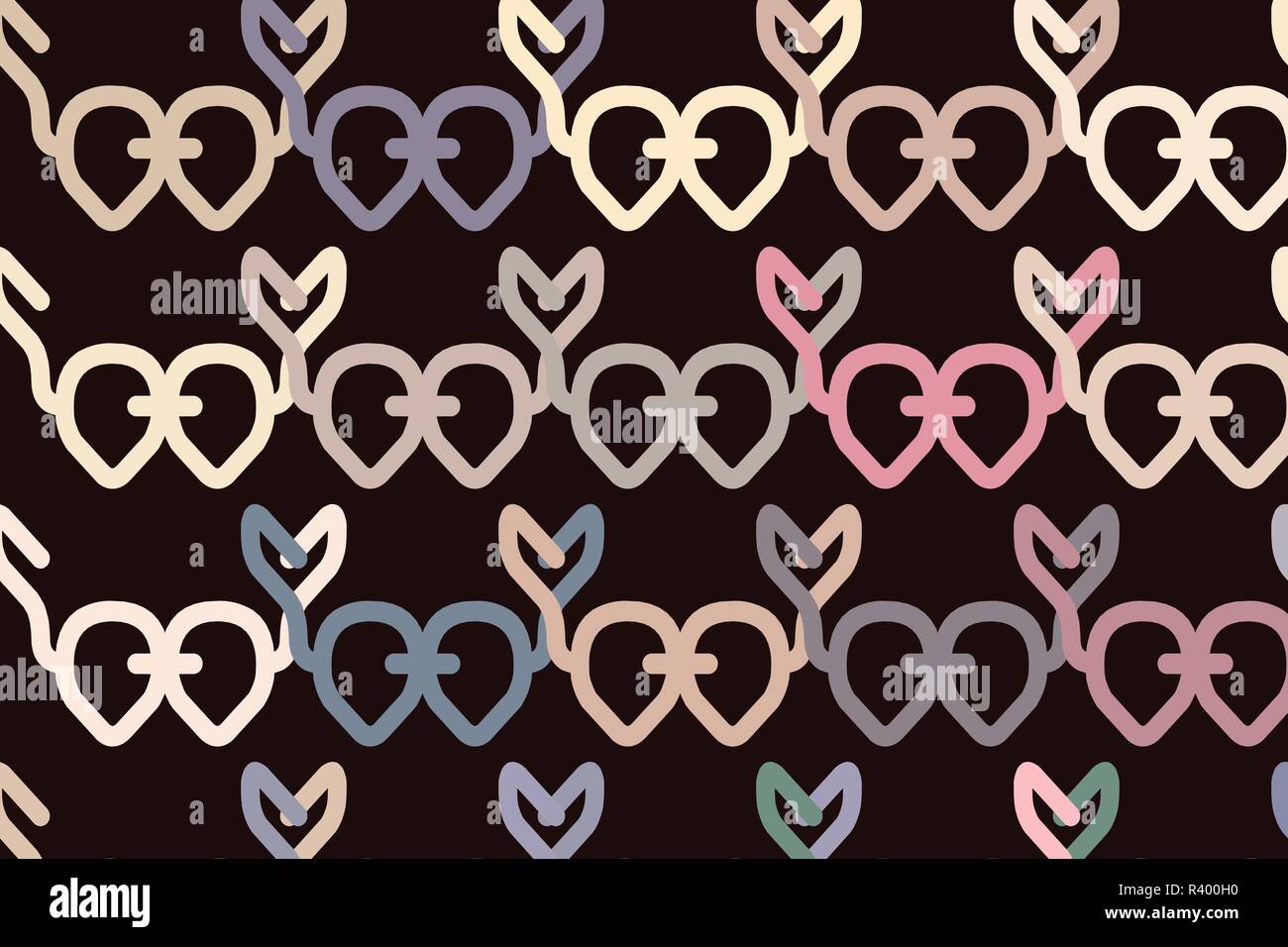 Mixed or mutiple shapes background hand drawn, good for graphic design ...