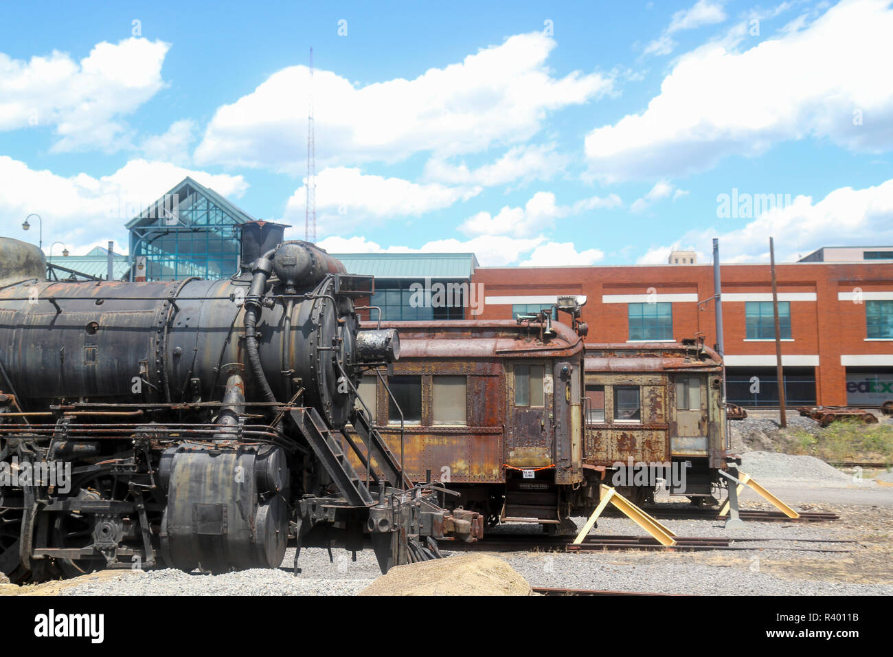 Rail Yard Seen From The Scranton Limited Train Ride, Steamtown National ...