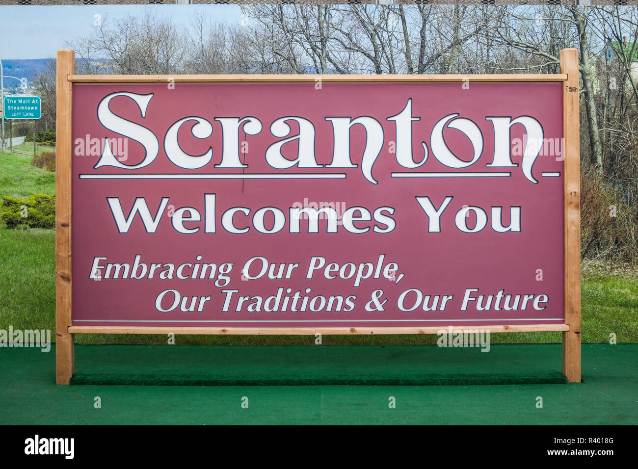 Pennsylvania welcome sign hi-res stock photography and images - Alamy