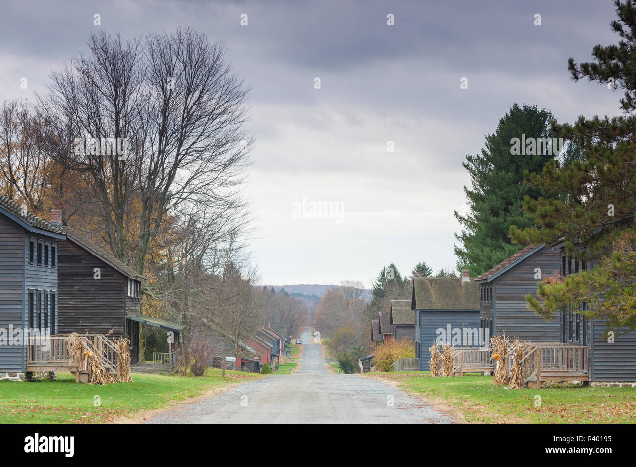USA, Pennsylvania, Eckley, Eckley Miners Village, former mining village ...