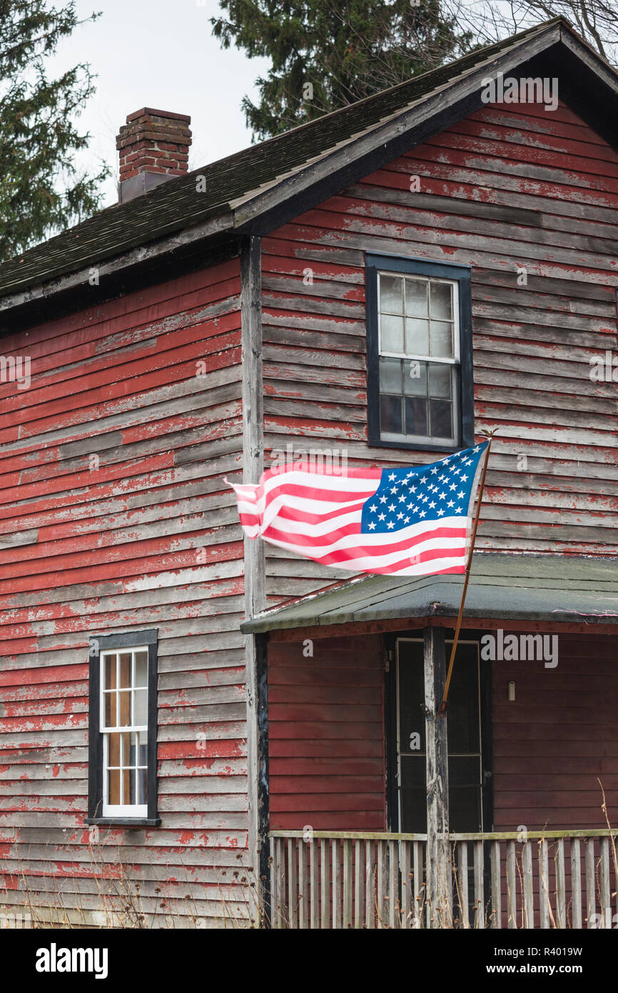 USA, Pennsylvania, Eckley, Eckley Miners Village, former mining village ...