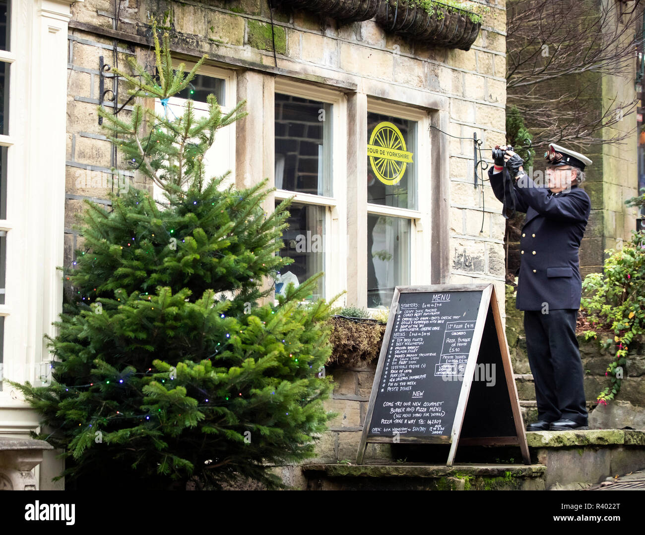Steampunks during the Haworth Steampunk Weekend, as hundreds of ...