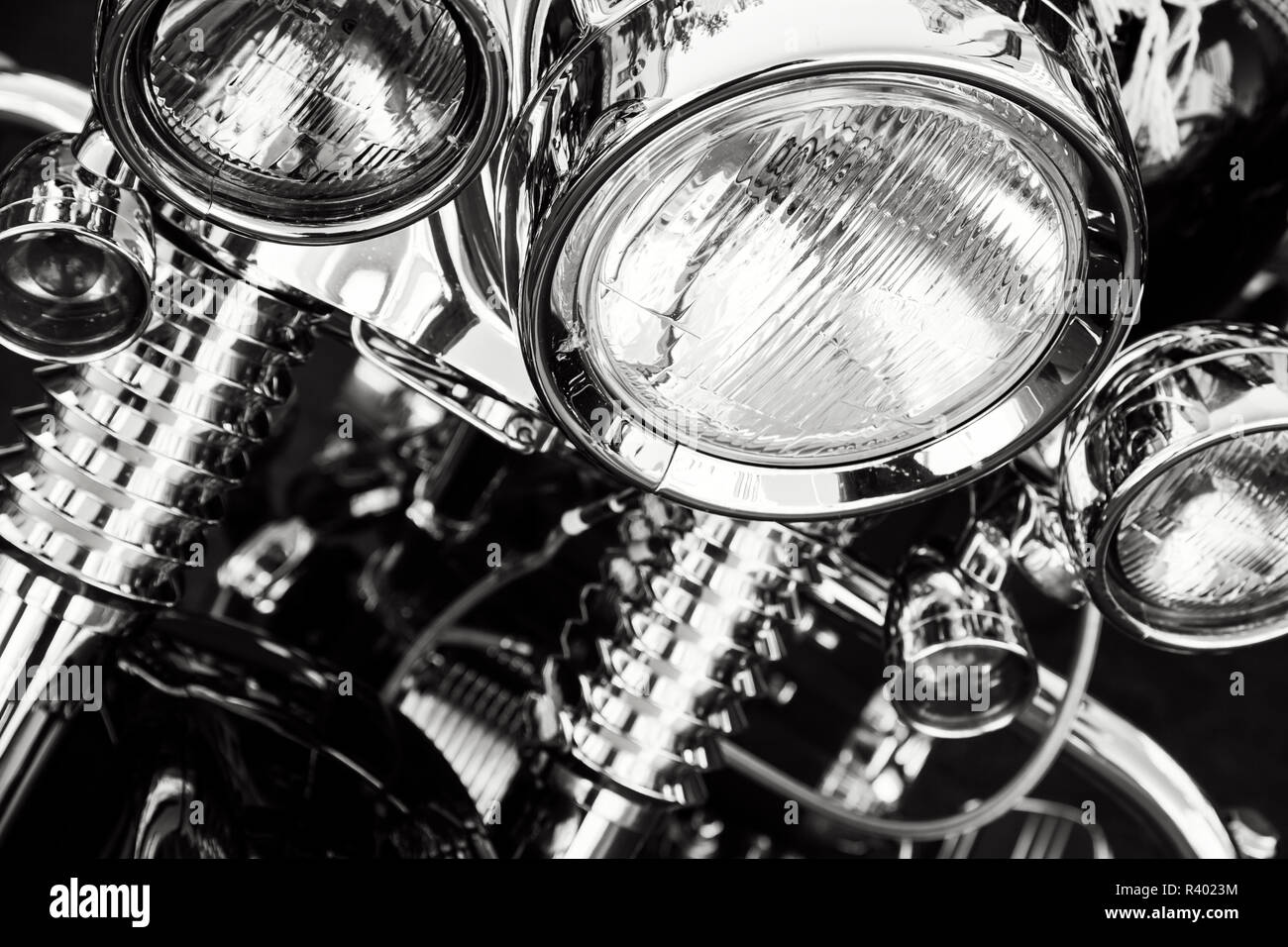 Chopper headlights hi-res stock photography and images - Alamy