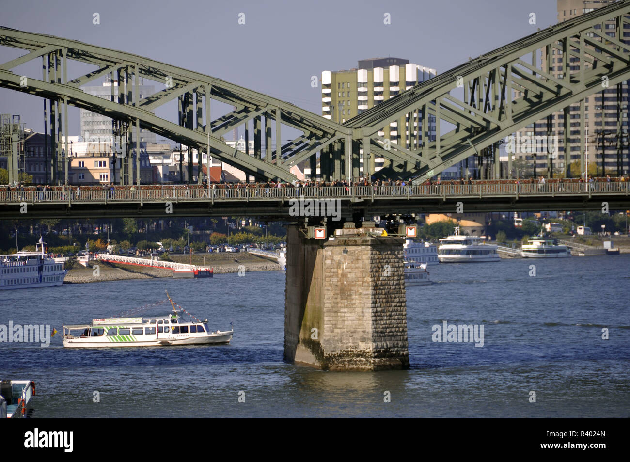 bridge over the rhine Stock Photo - Alamy