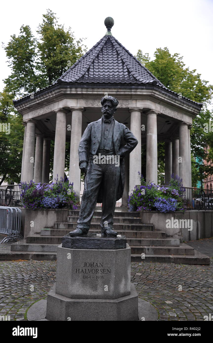 johan halvorsen conductor composer norway oslo Stock Photo - Alamy