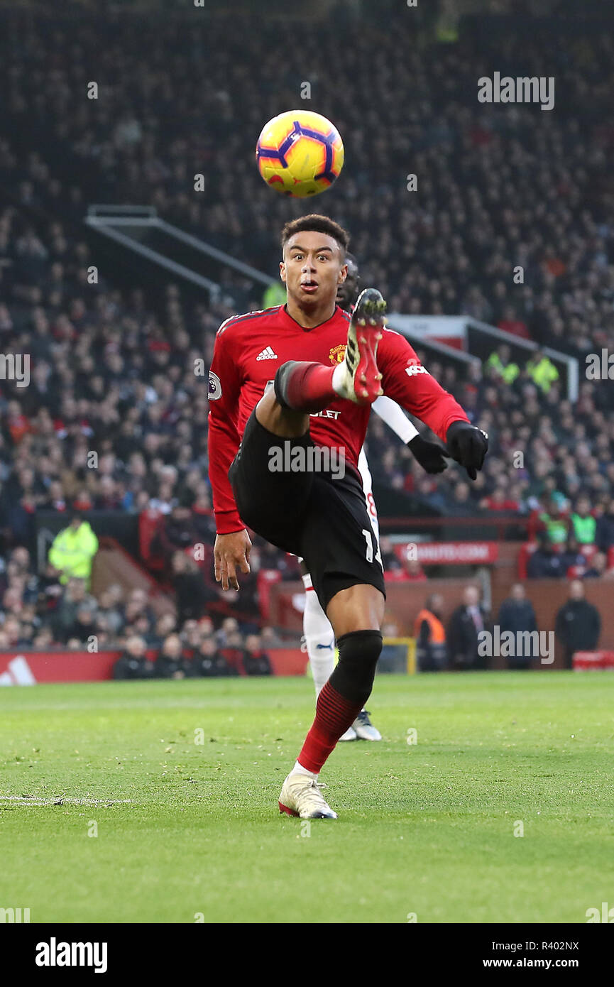 Manchester United's Jesse Lingard in action during the Premier League ...