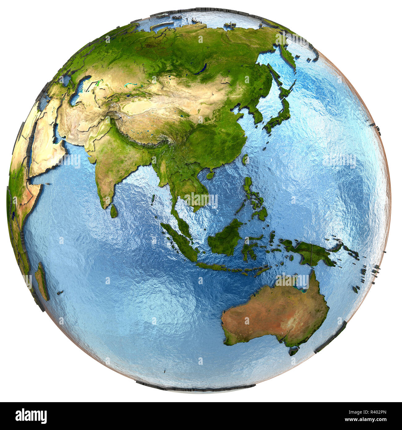 Southeast Asia on Earth Stock Photo - Alamy