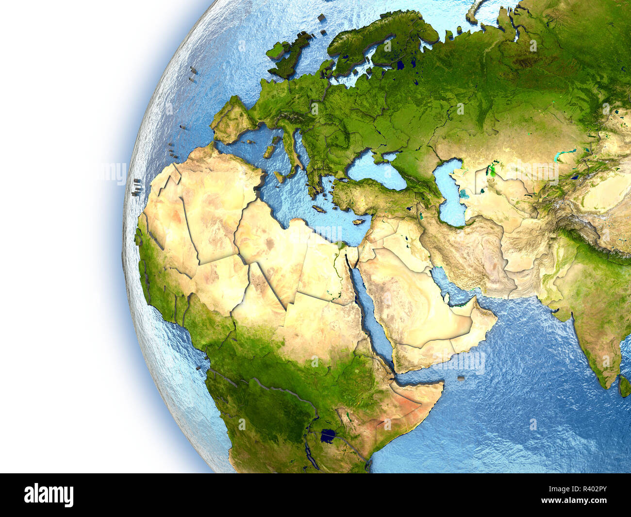 East europe region globe hi-res stock photography and images - Alamy