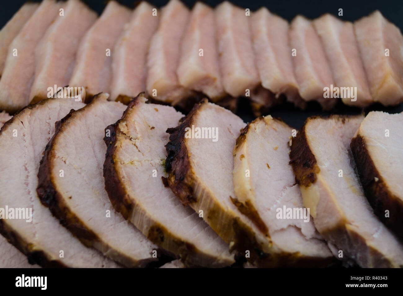 traditional northern german Food curly Kale with pork Bacon and ...