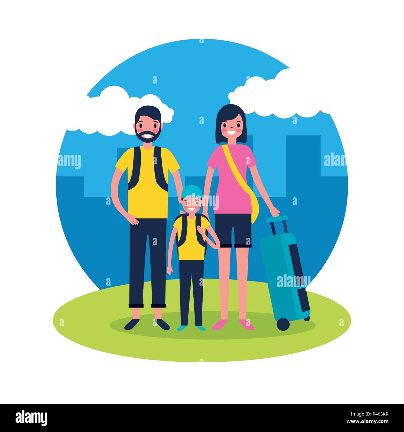 Childhood outdoor vacation vacations Cut Out Stock Images & Pictures ...