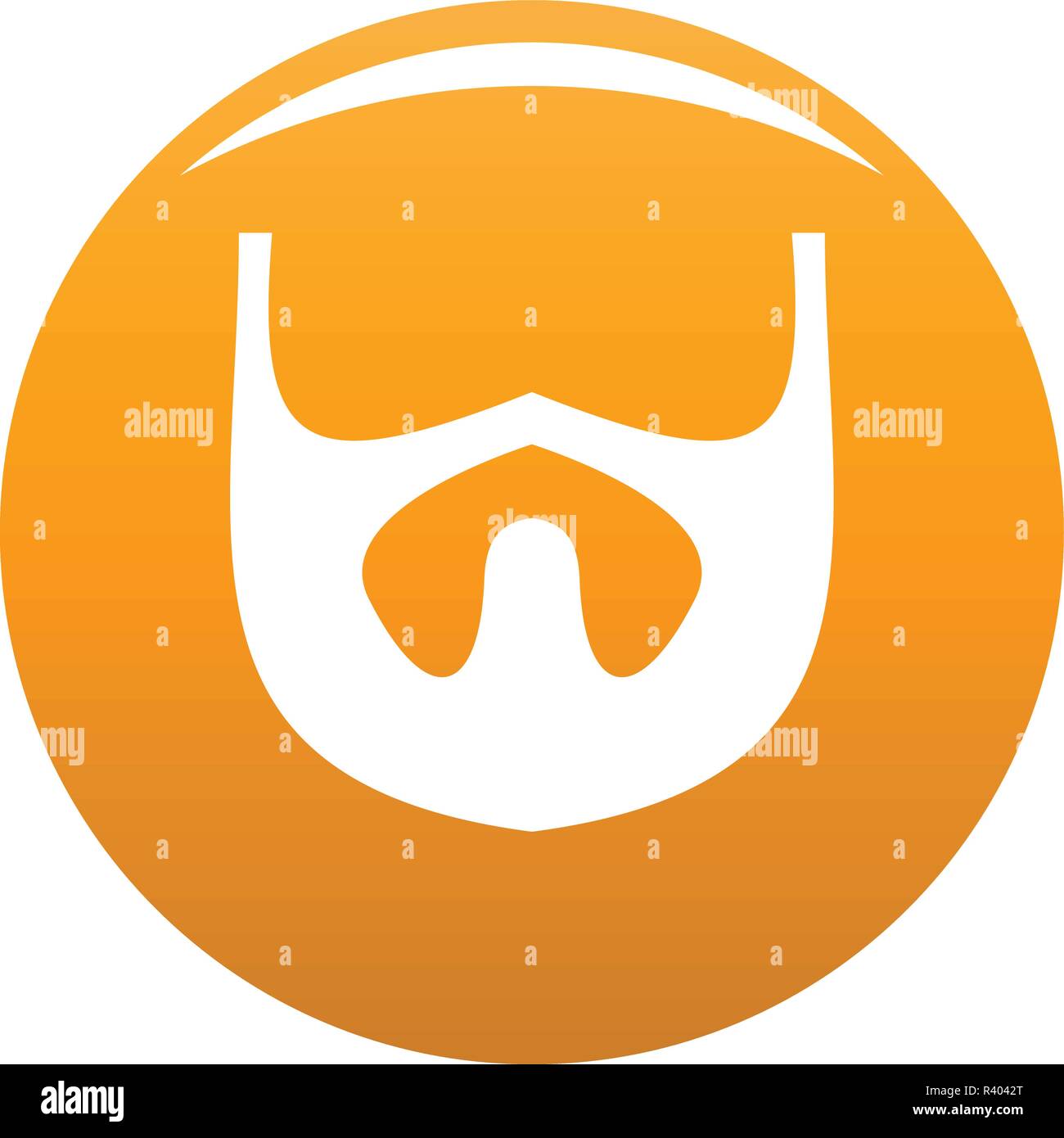 Growth of beard icon. Simple illustration of growth of beard vector ...
