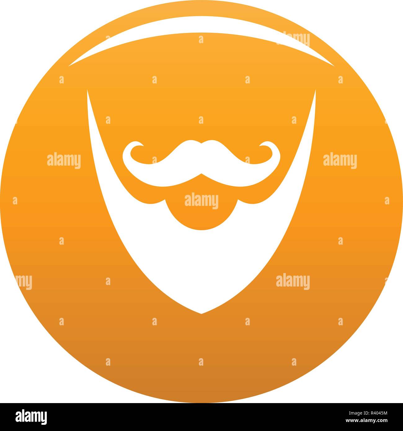 Pointing beard icon. Simple illustration of pointing beard vector icon ...