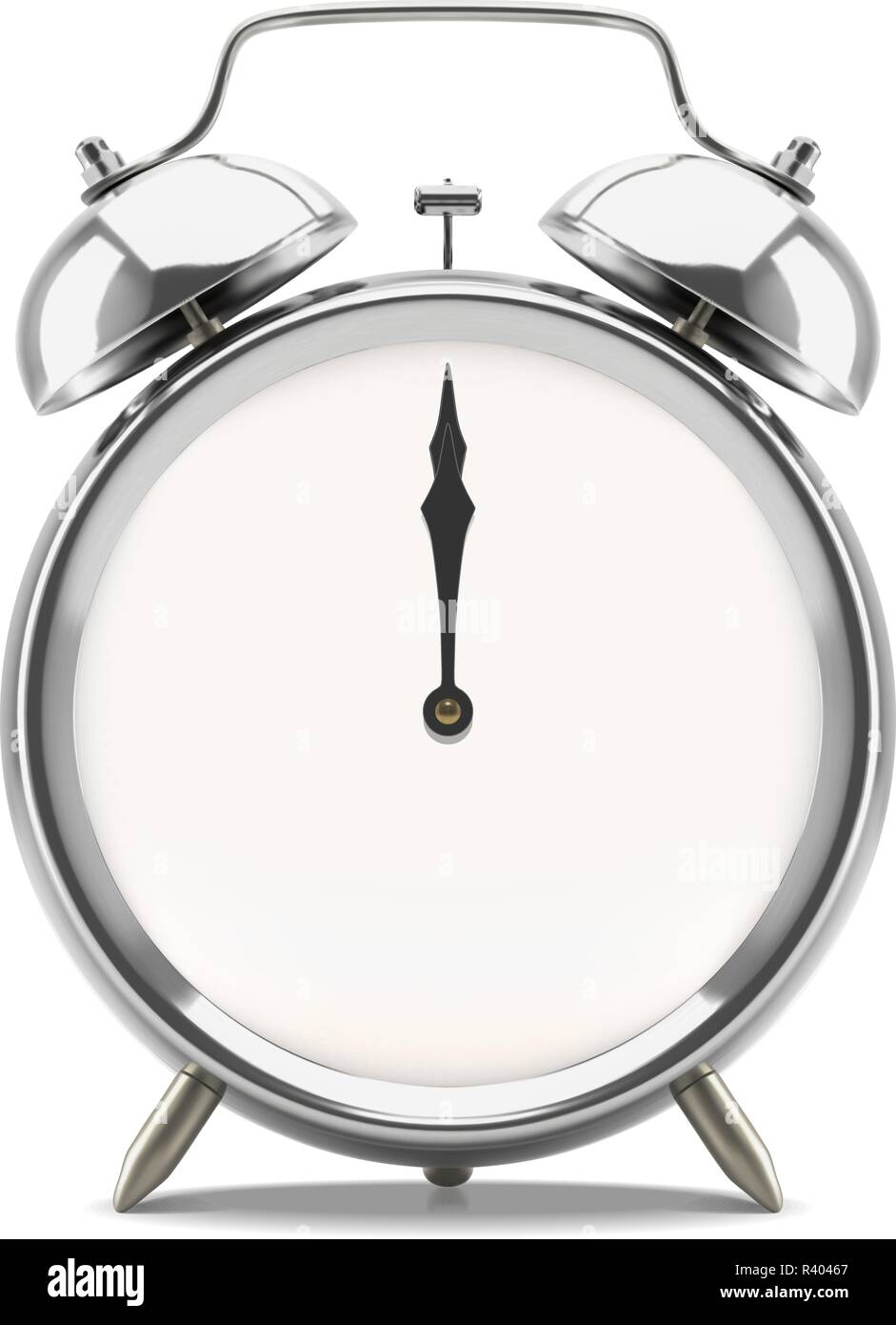 Clock showing 12 noon Stock Vector Images - Alamy