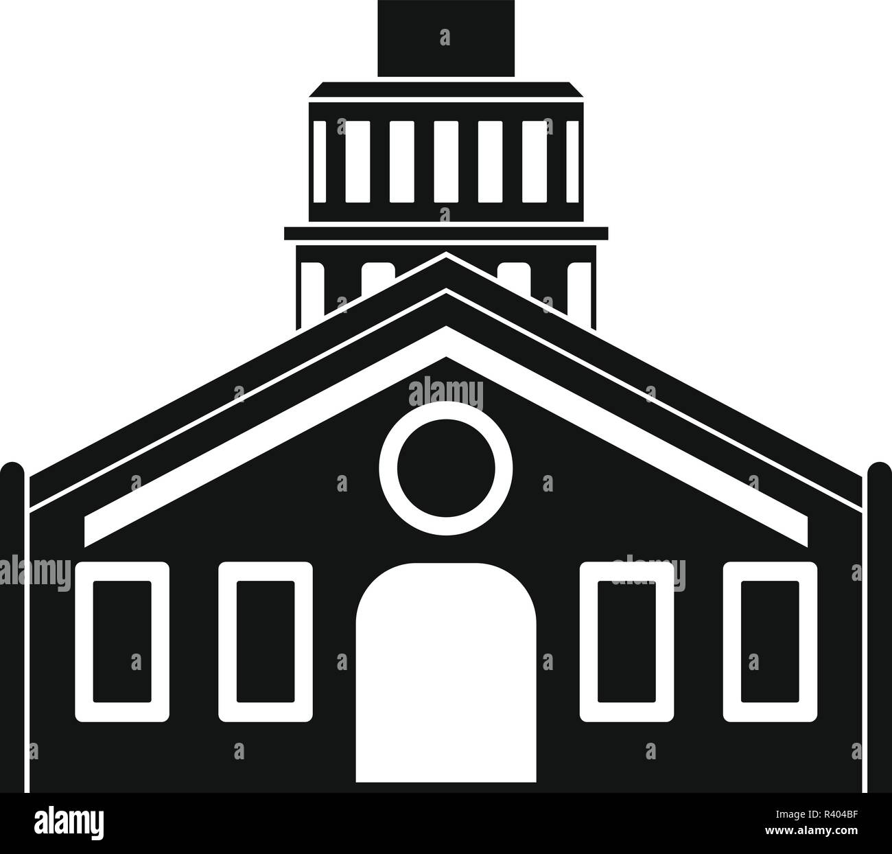 Chapel icon. Simple illustration of chapel vector icon for web design ...