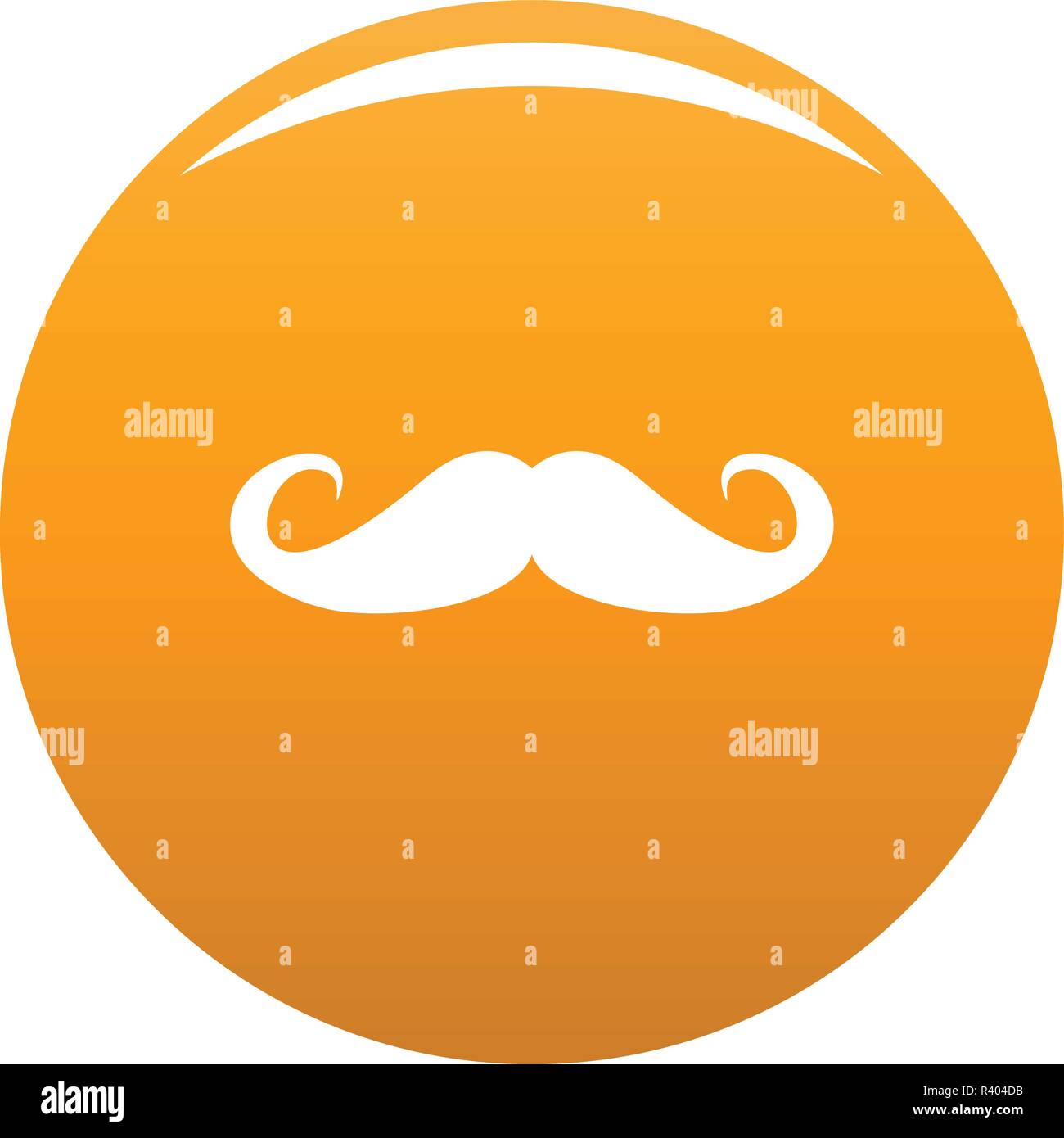 Heavy mustache icon. Simple illustration of heavy mustache vector icon ...
