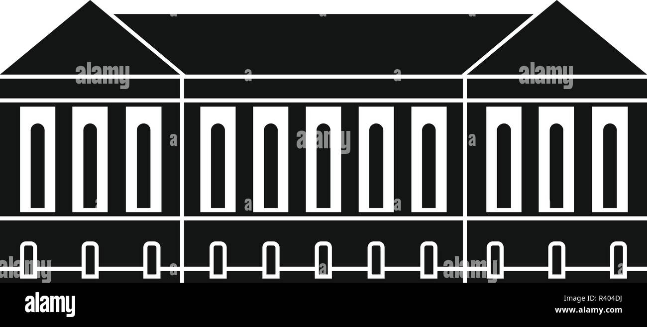 Old building icon. Simple illustration of old building vector icon for ...