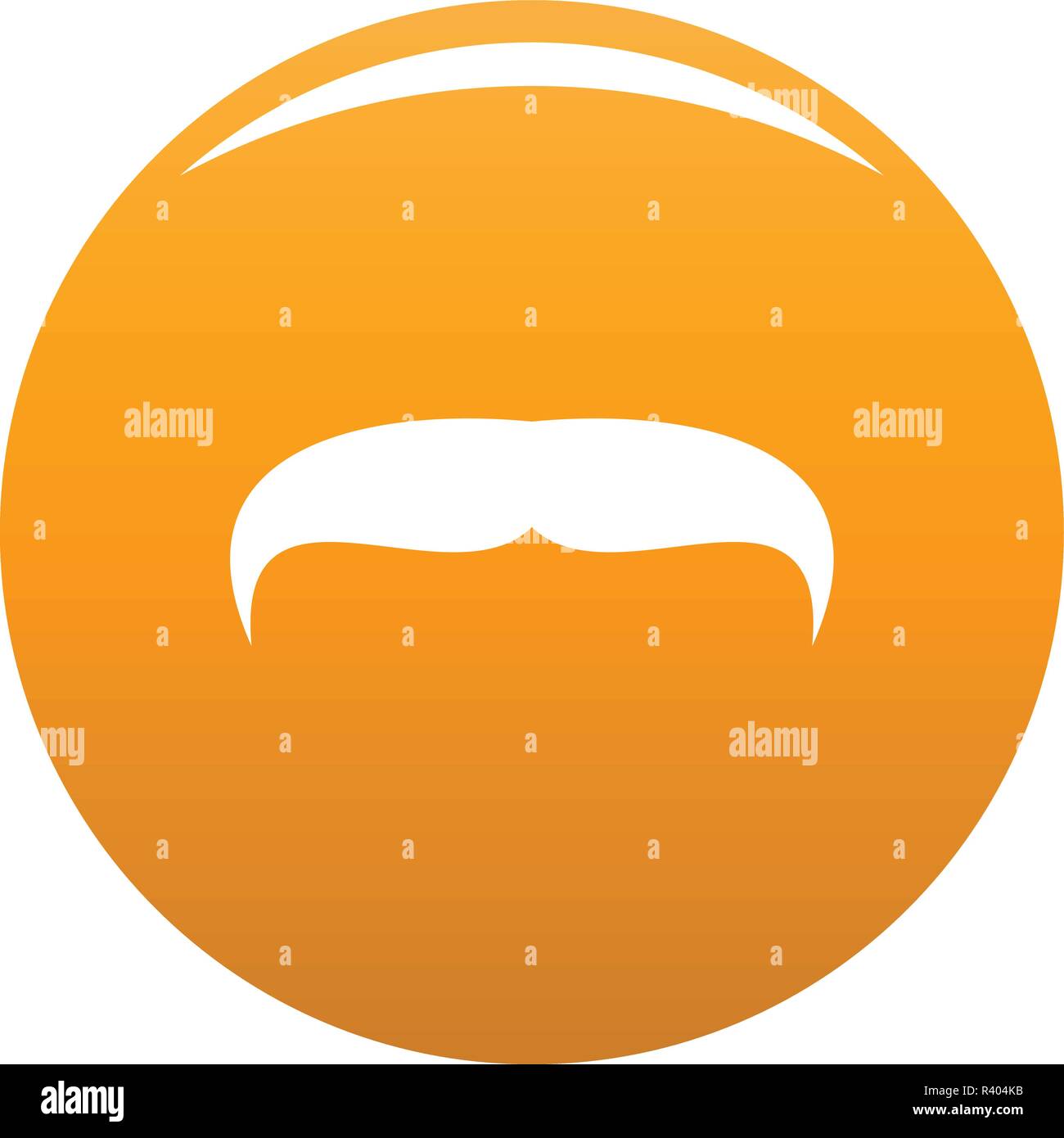 Villainous mustache icon. Simple illustration of villainous mustache ...