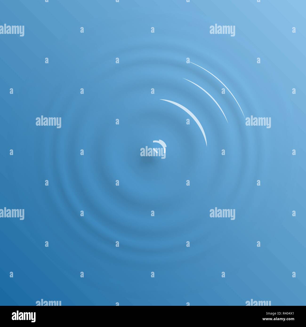 Water drop or rain droplet falling on water surface background ...