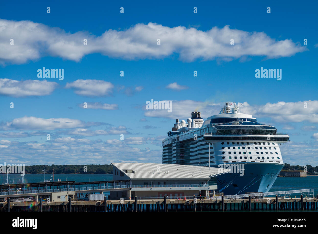 USA, Maine, Portland, cruise ship at the cruise port Stock Photo - Alamy