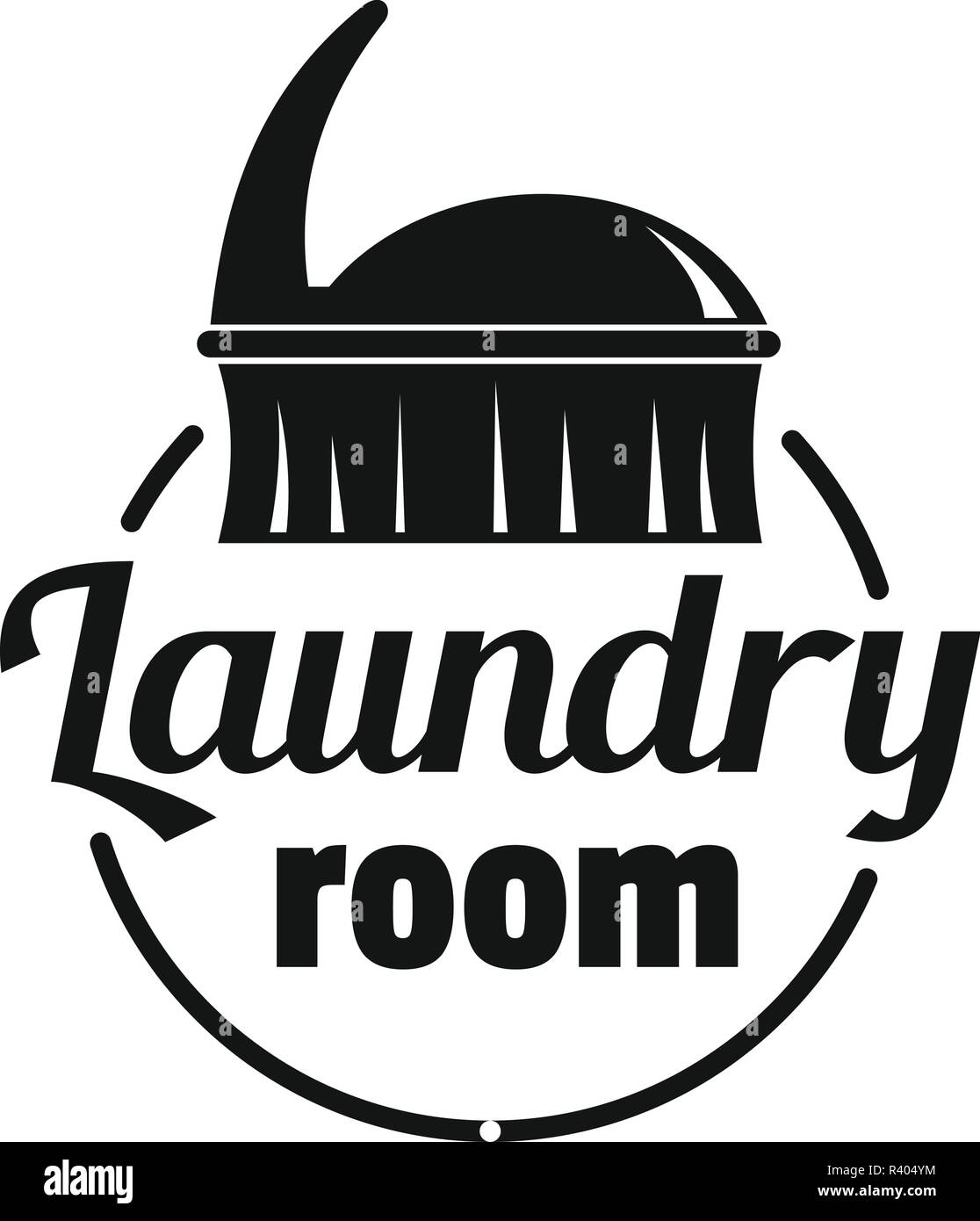 Laundry room logo. Simple illustration of laundry room vector logo for ...