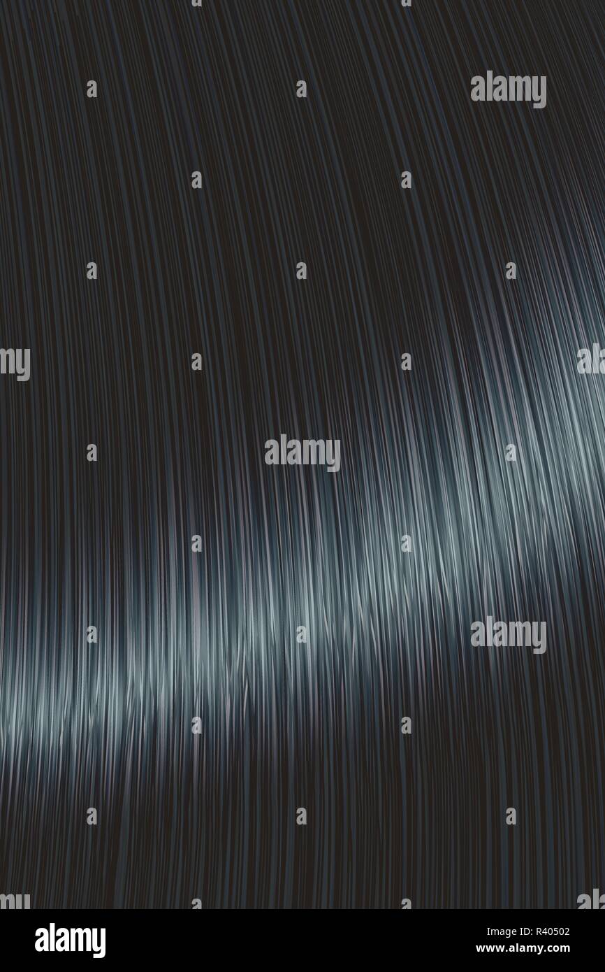 Shiny Black Hair Texture