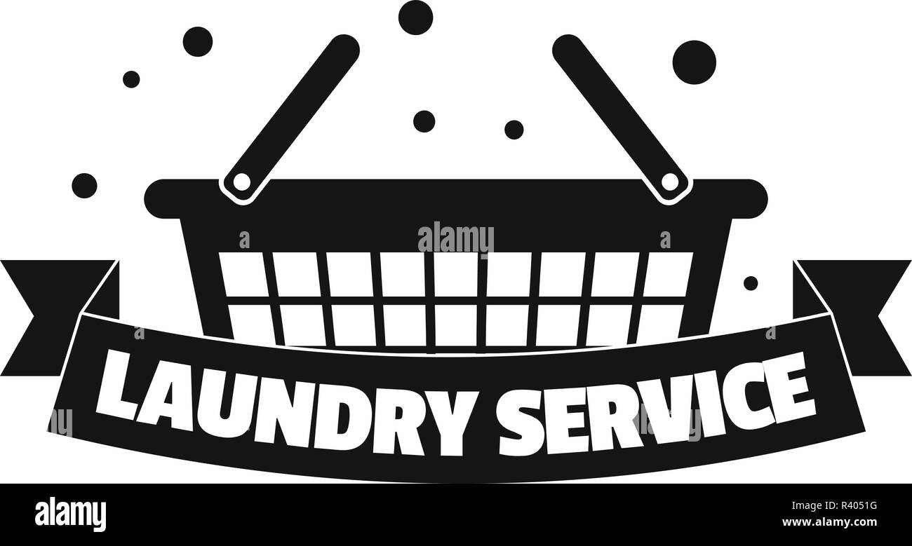 New laundry service logo. Simple illustration of new laundry service ...