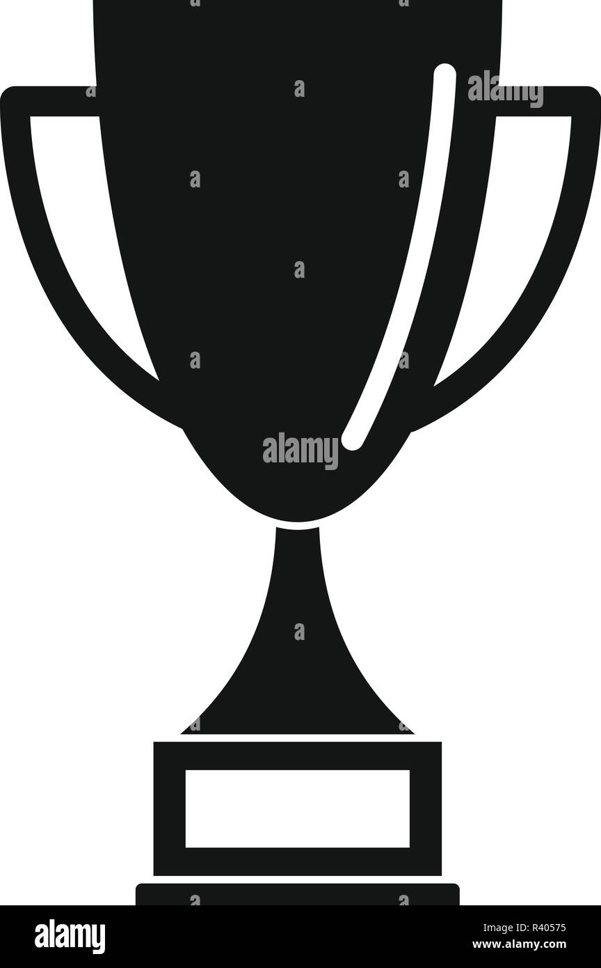 Bowling cup icon. Simple illustration of bowling cup vector icon for ...