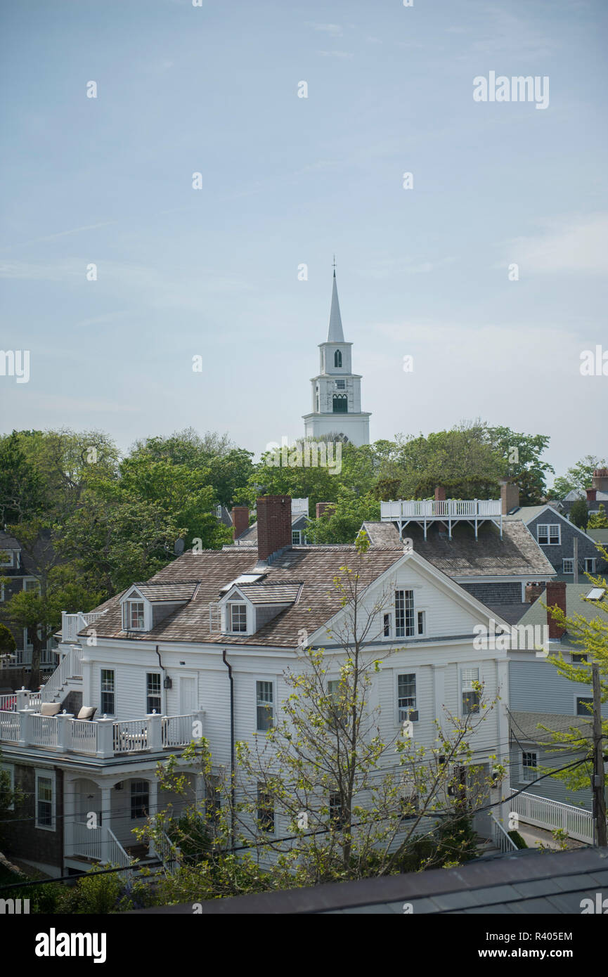 Nantucket downtown historic district hi-res stock photography and ...
