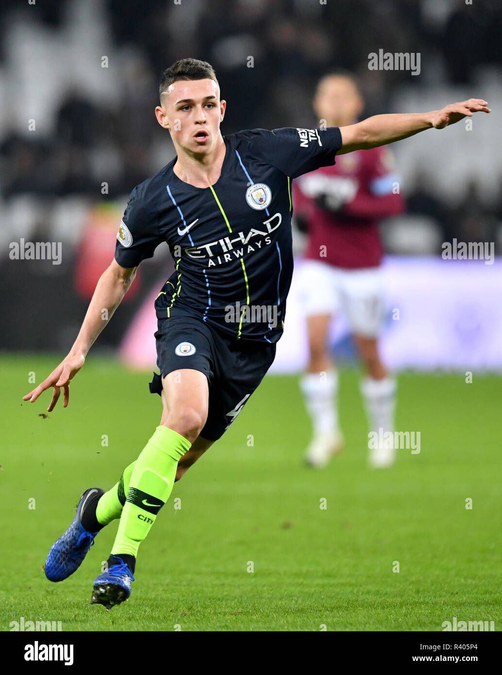 Manchester City's Phil Foden during the Premier League match at The ...