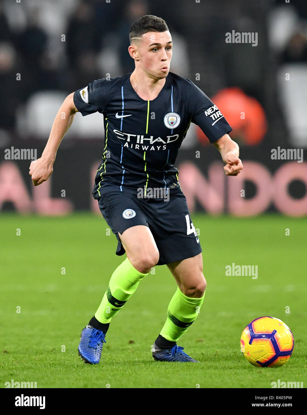 Manchester City's Phil Foden during the Premier League match at The ...