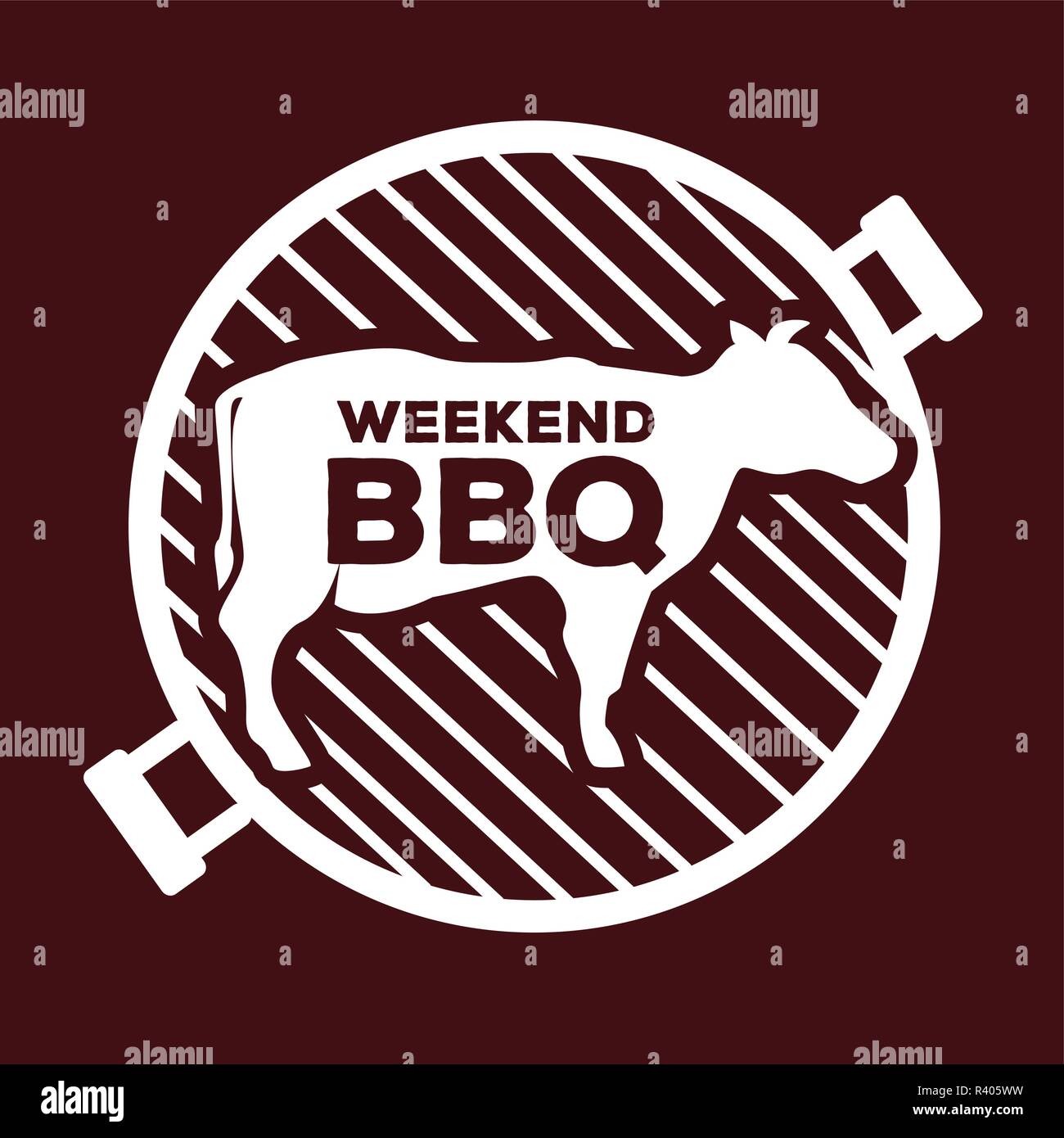 Beef charcoal Stock Vector Images - Alamy