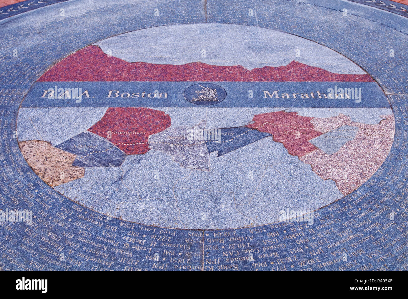 Boston copley square map hi-res stock photography and images - Alamy