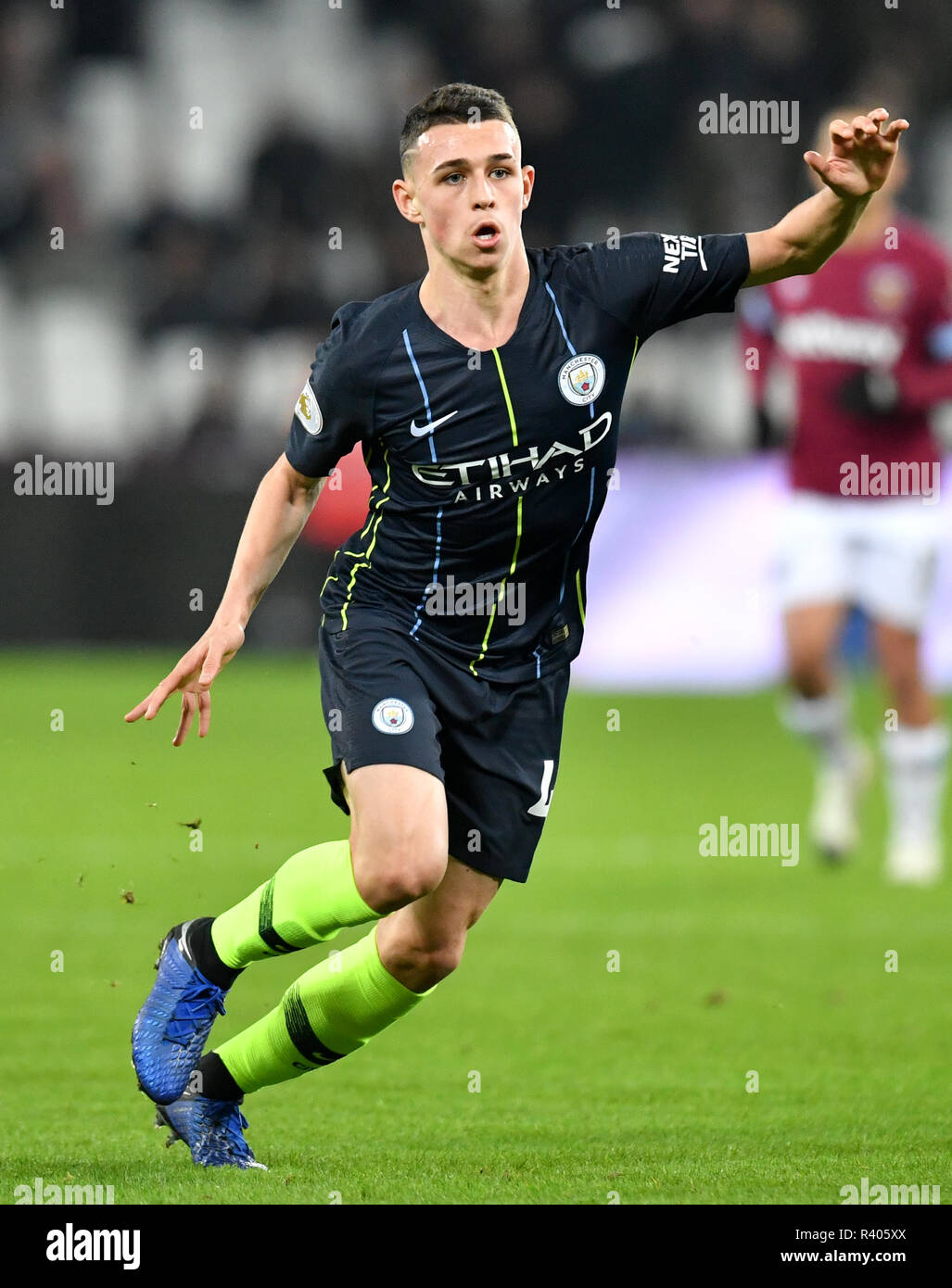 Manchester City's Phil Foden during the Premier League match at The ...