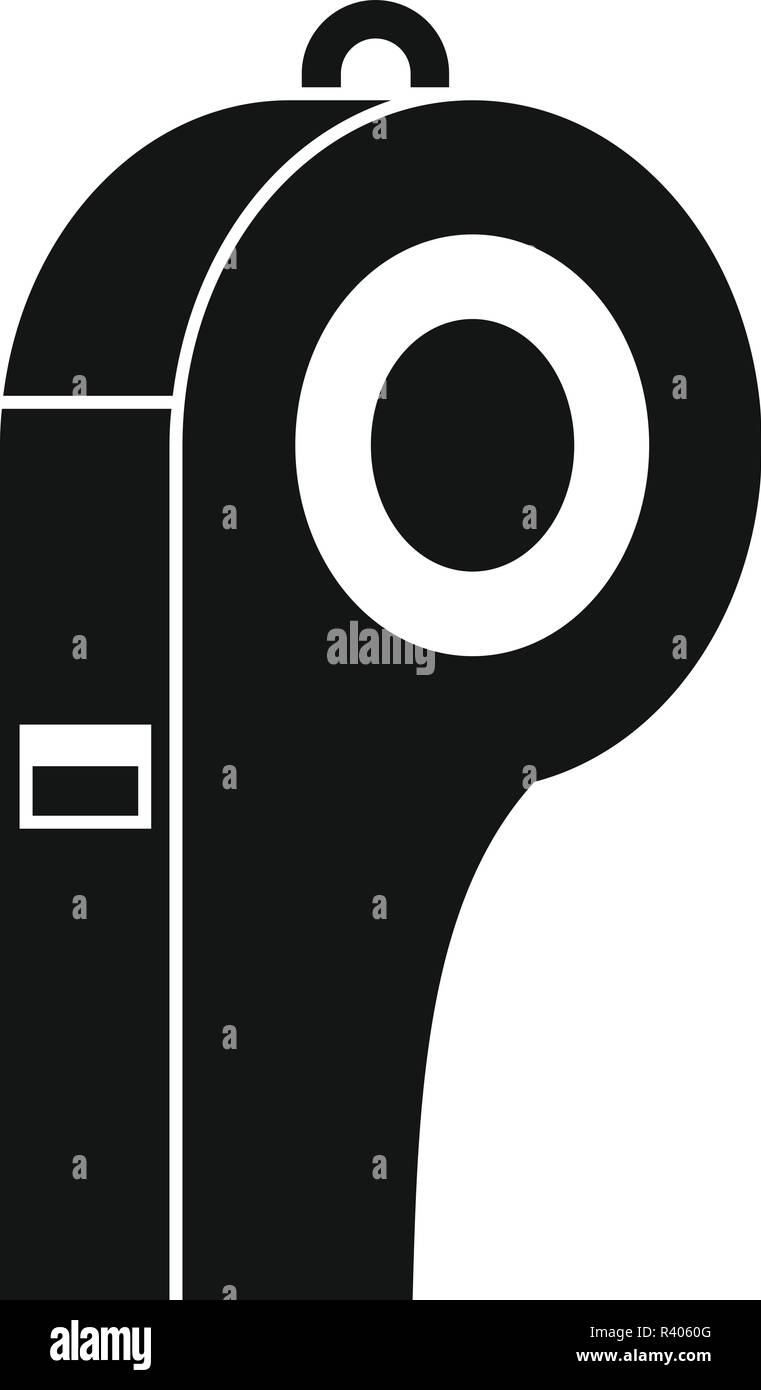 Referee whistle icon. Simple illustration of referee whistle vector ...