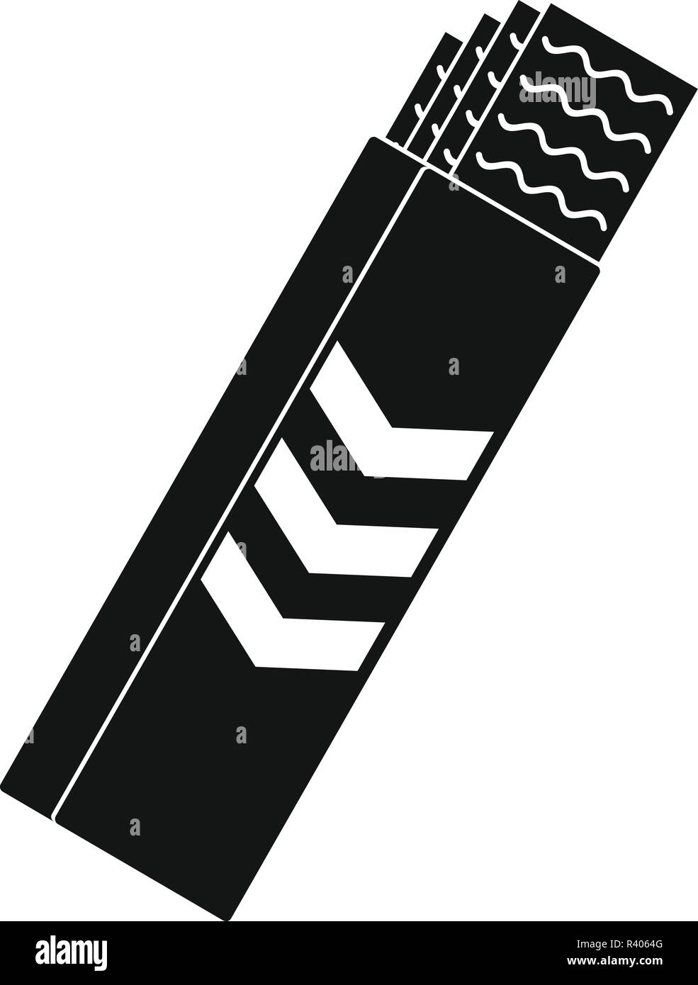 Gum sticks icon. Simple illustration of gum sticks vector icon for web ...