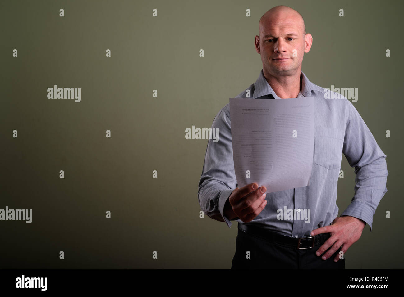 Muscular businessman hi-res stock photography and images - Alamy