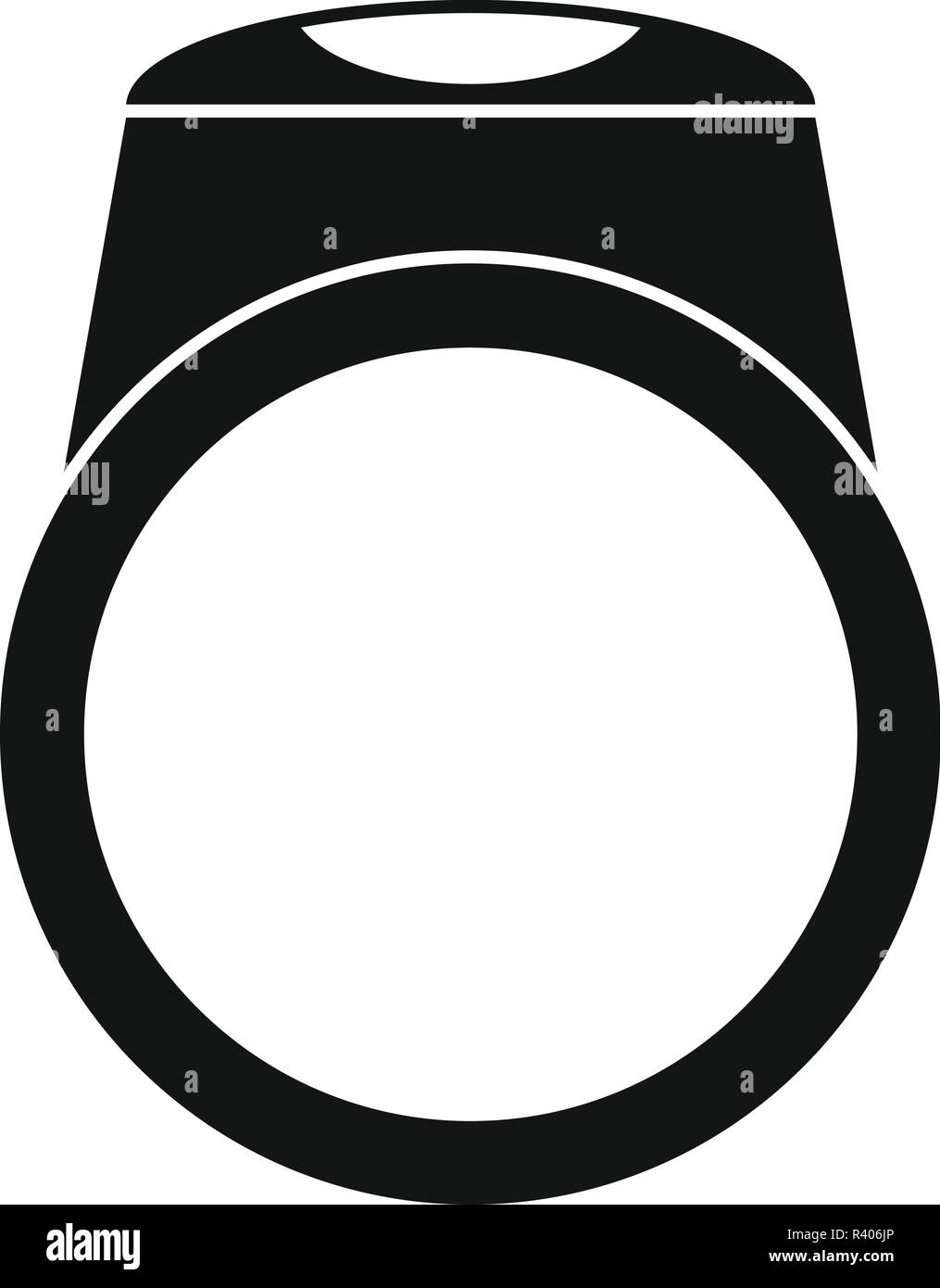 Ring icon. Simple illustration of ring vector icon for web design ...