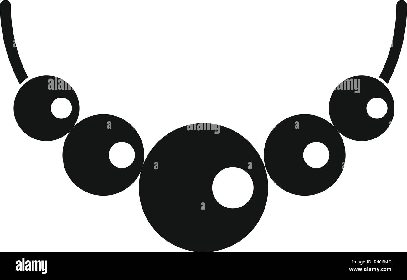 Pearls icon. Simple illustration of pearls vector icon for web design ...