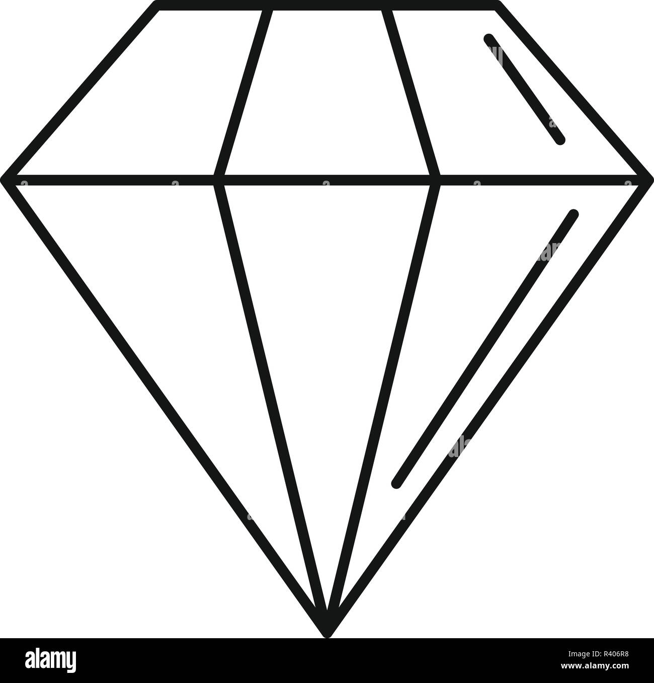 Simple Diamond Illustration
