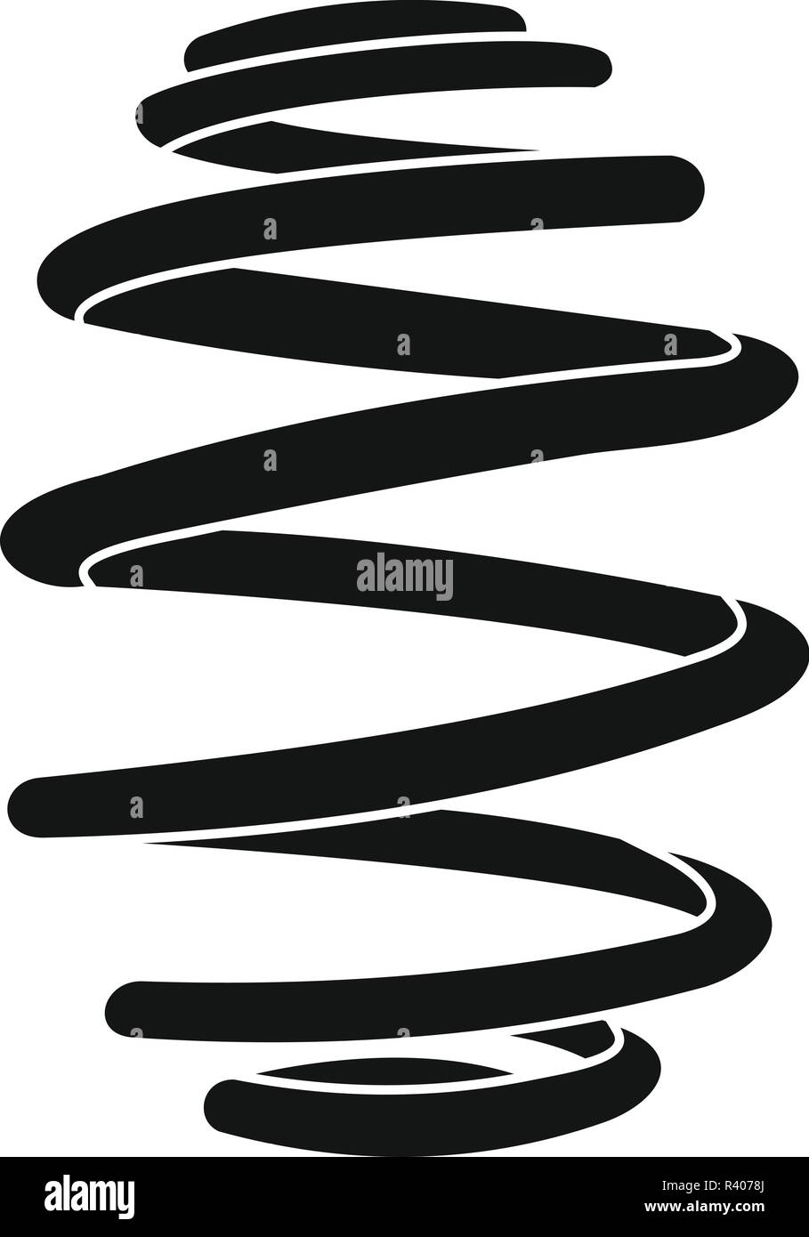 Wire coil icon. Simple illustration of wire coil vector icon for web ...