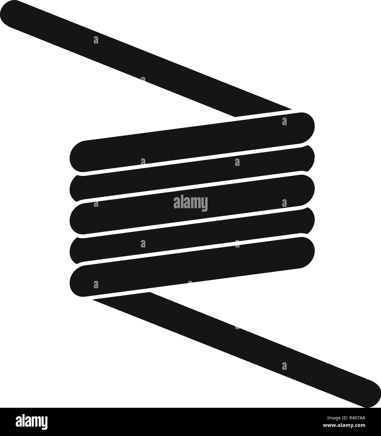 Icono Flexible Foldable Mobile Phone Thin Line Icon Flexible Screen Of