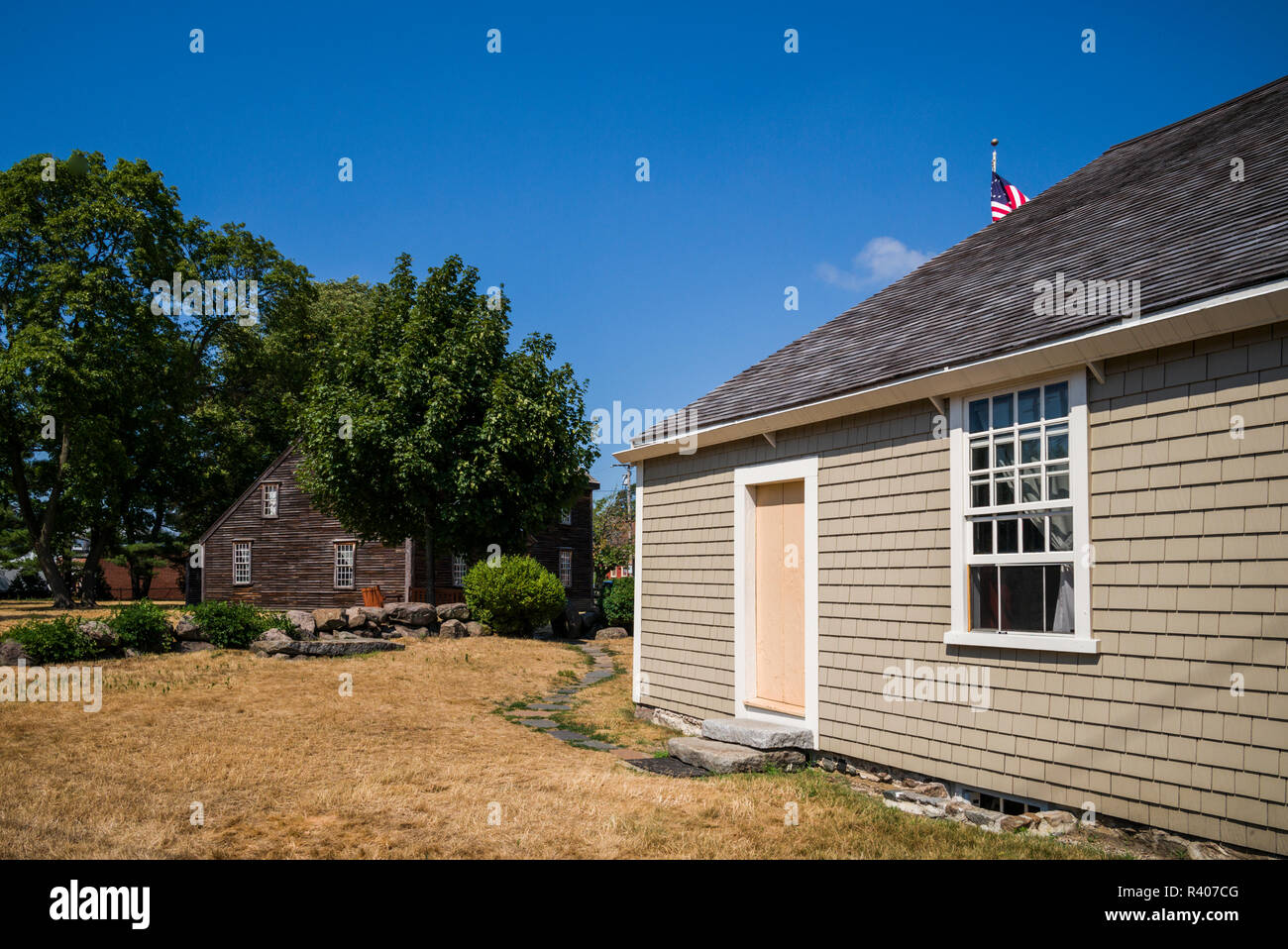 USA, Massachusetts, Quincy, Adams National Historical Park, birthplace ...