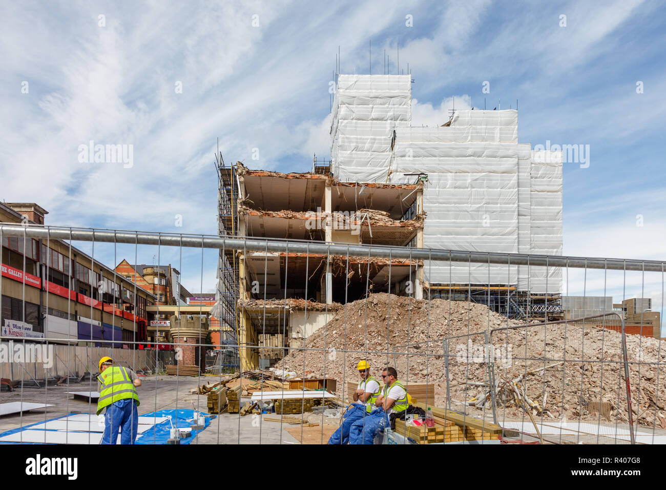 Castle demolition hi-res stock photography and images - Alamy