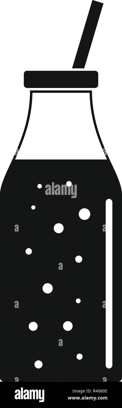 Mango smoothie icon. Simple illustration of mango smoothie vector icon ...