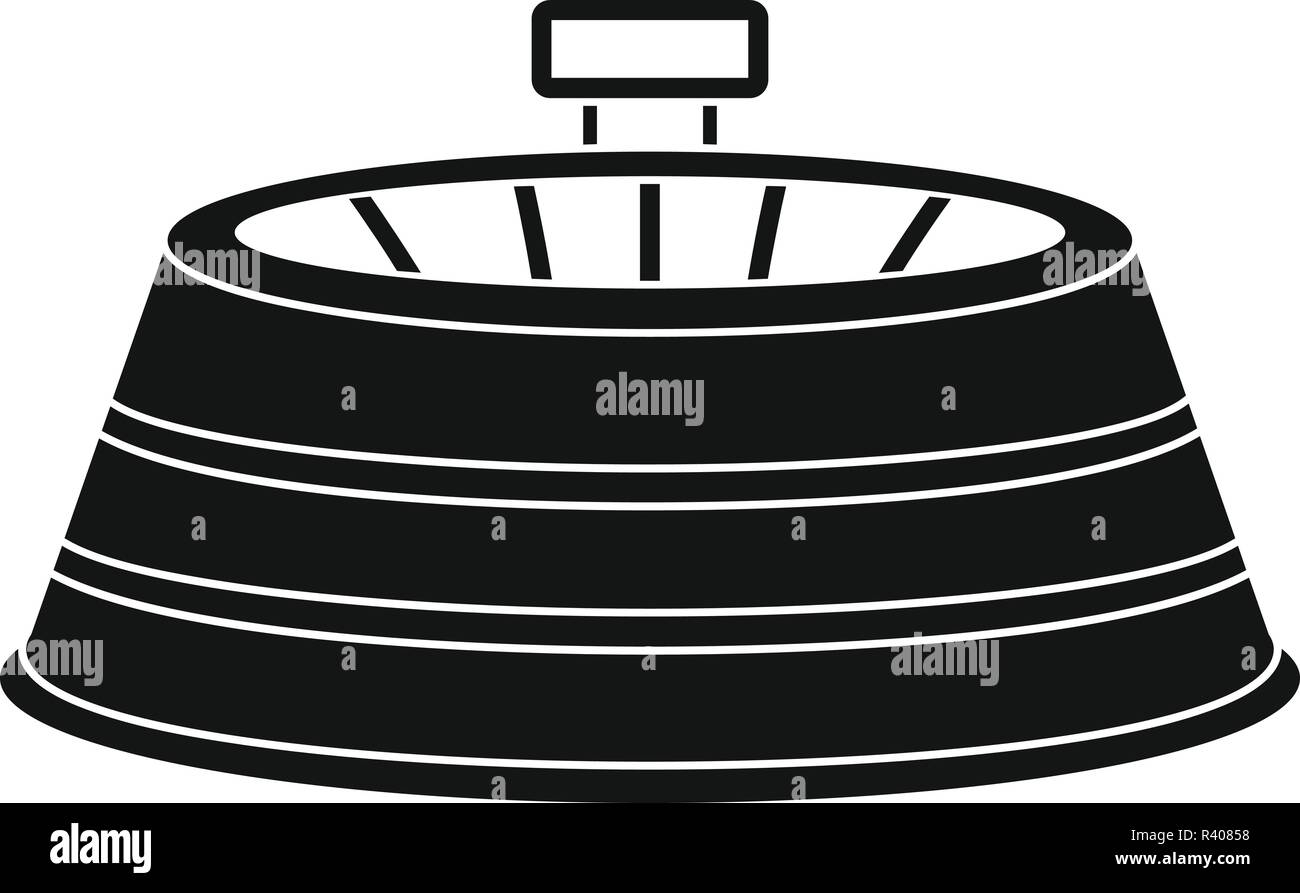 Sport circle arena icon. Simple illustration of sport circle arena ...